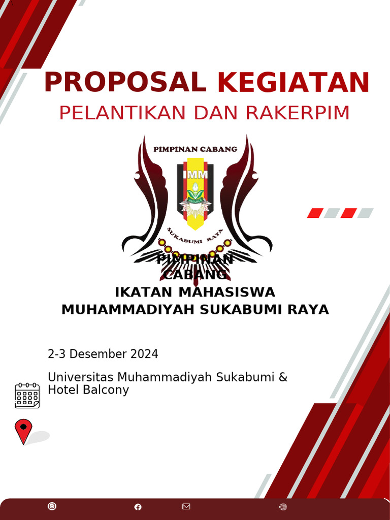 Proposal Pelantikan PC IMM Sukabumi Raya | PDF