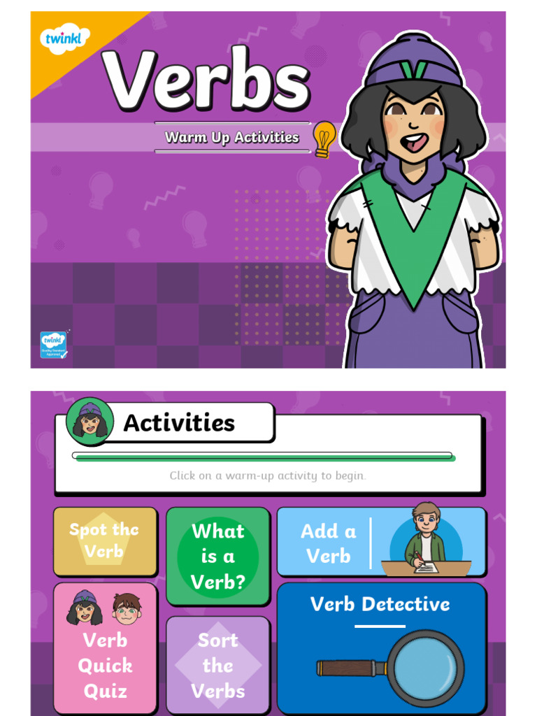 Grammar Year 5 Term 1 Week 4 - Unit Verbs | PDF | Sentence (Linguistics ...