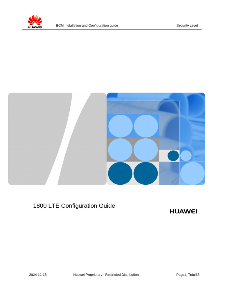 1800 LTE Onfiguration Guide-E2E PW Ver1.4 | PDF | Networking | Multiprotocol Label Switching