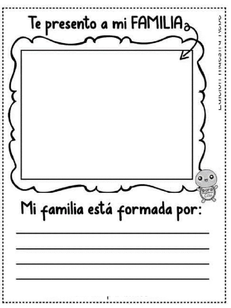 Mi Familia Dibujo | PDF