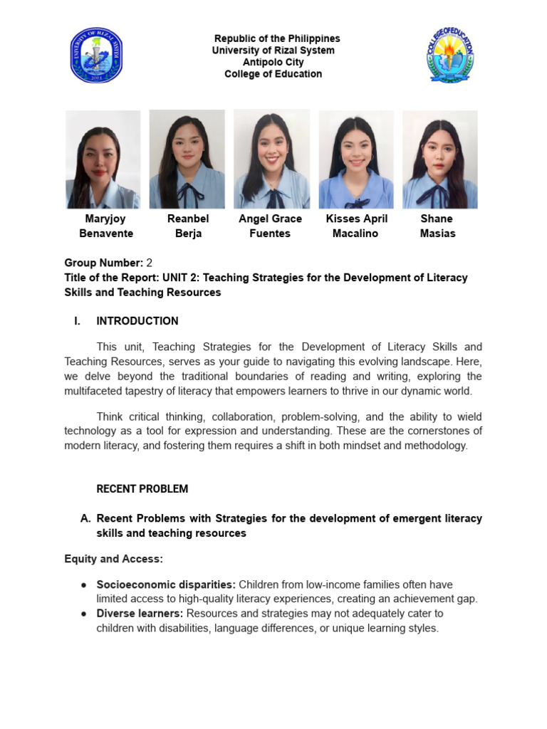 Literacy Skills Development Strategies | PDF | Phonics | Literacy