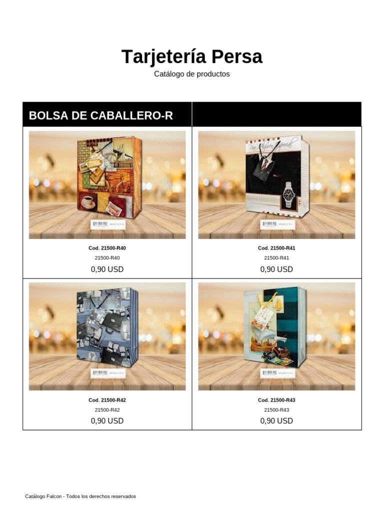 Tarjetería Persa: Bolsa de Caballero-R | PDF | Hogar, jardinería y bricolaje