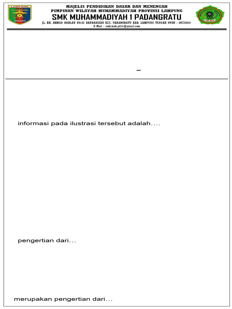 Soal Korespondensi X Otkp | PDF
