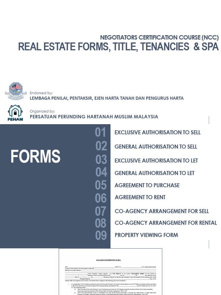 4-Forms, Title, Tenancies, Spa | PDF | Leasehold Estate | Lease