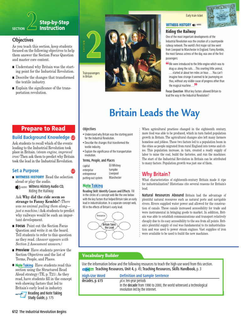 5.2 Britain Leads The Way | PDF | Cotton
