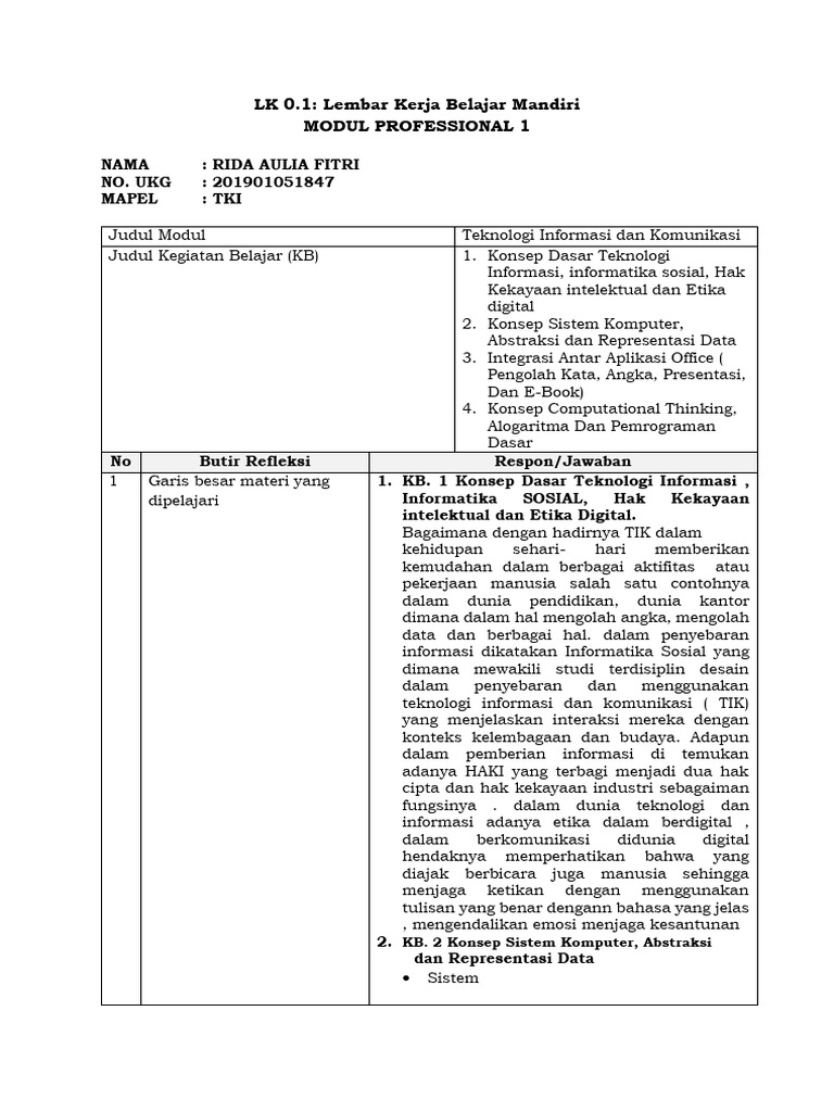 Konsep TIK dan Etika Digital | PDF