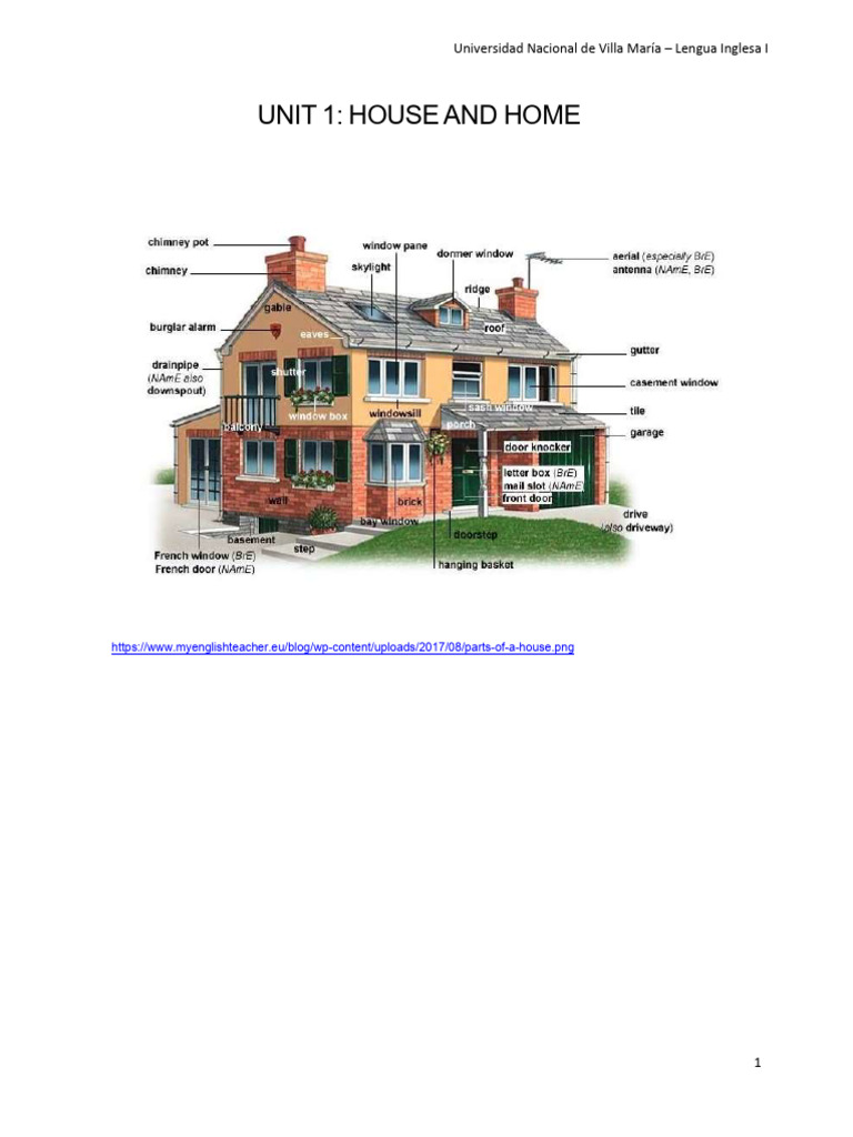 HOUSE AND HOME Unit 1 | PDF | Linguistic Typology | Syntax