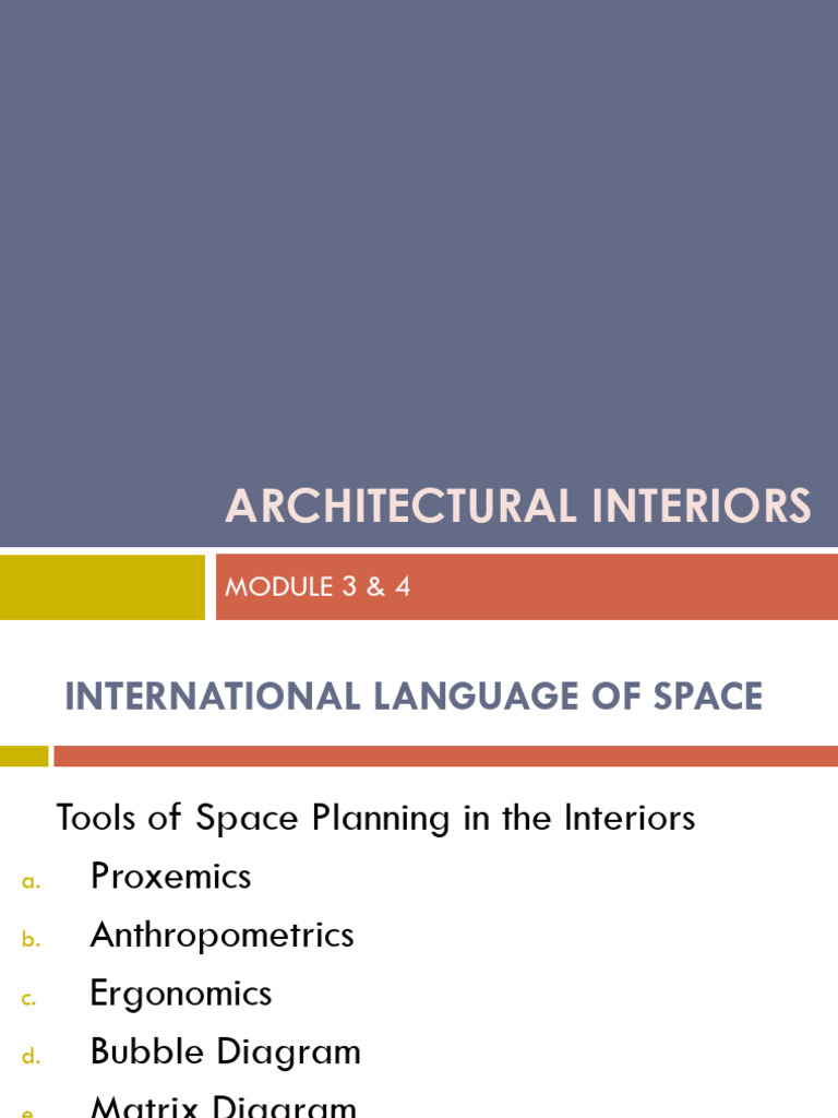 Architectural Interiors - Part 3 | PDF | Color | Anthropometry