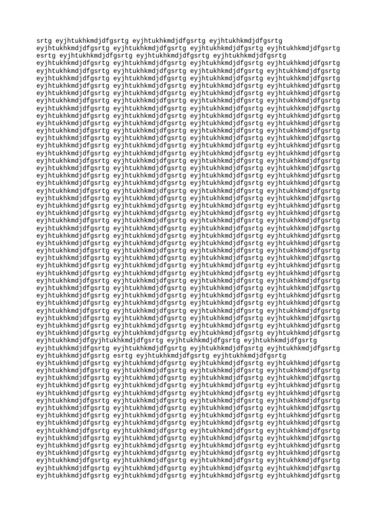 Nonsensical Text Document | PDF | Business