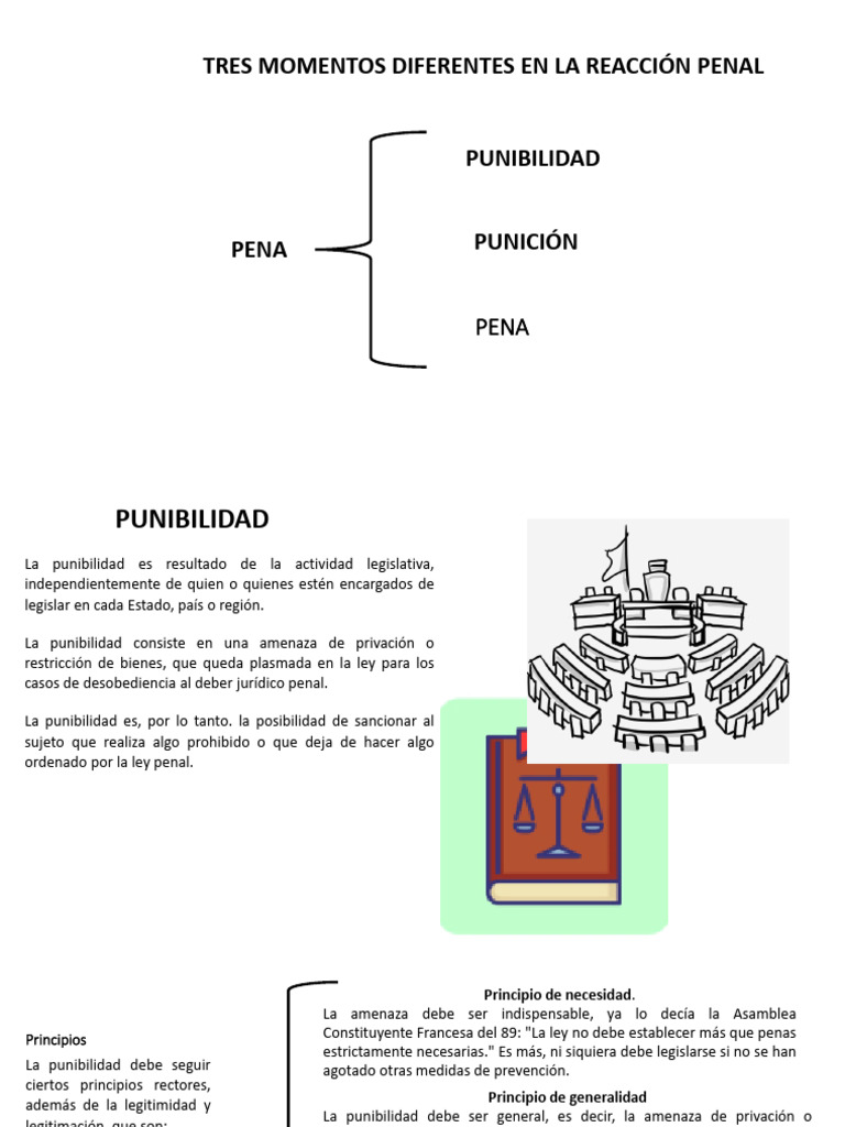Principios de la Reacción Penal | PDF | Castigos | Justicia