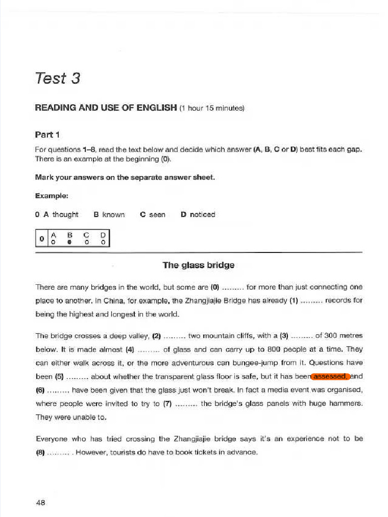 B2 First Exam Practice Material | PDF