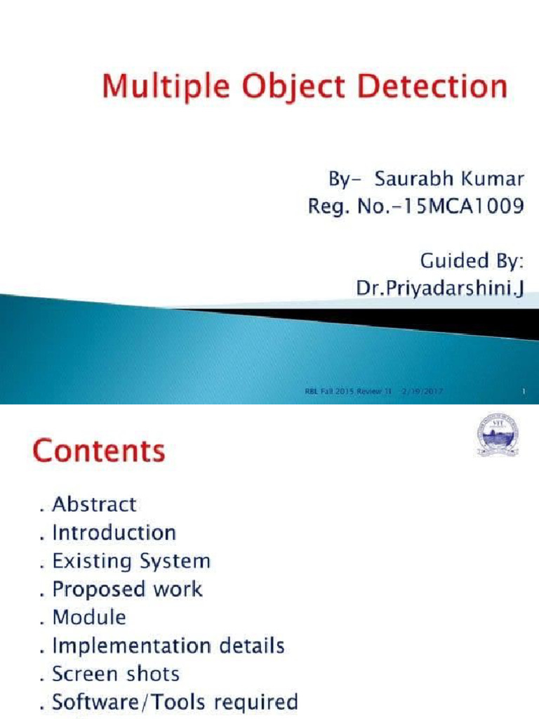 Multiple Object Detection | PDF