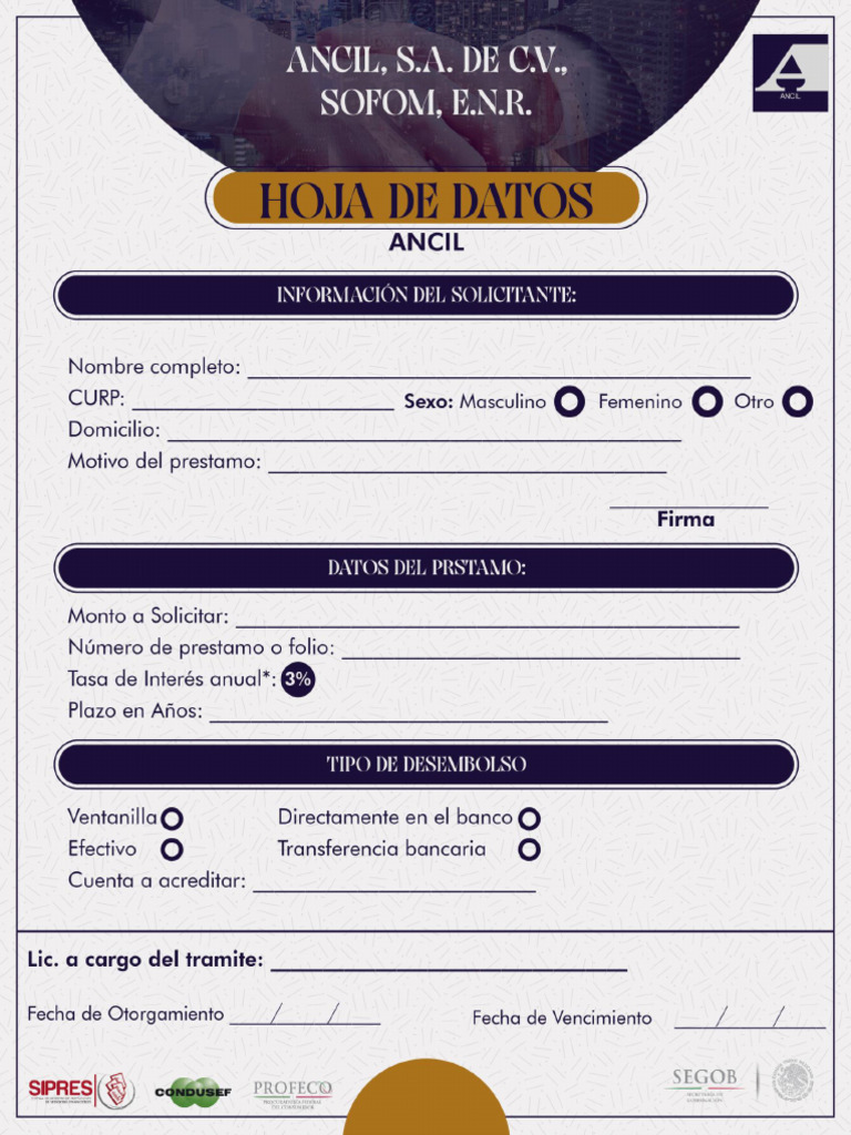 Contrato Ancil | PDF | Crédito | Finanzas y dinero