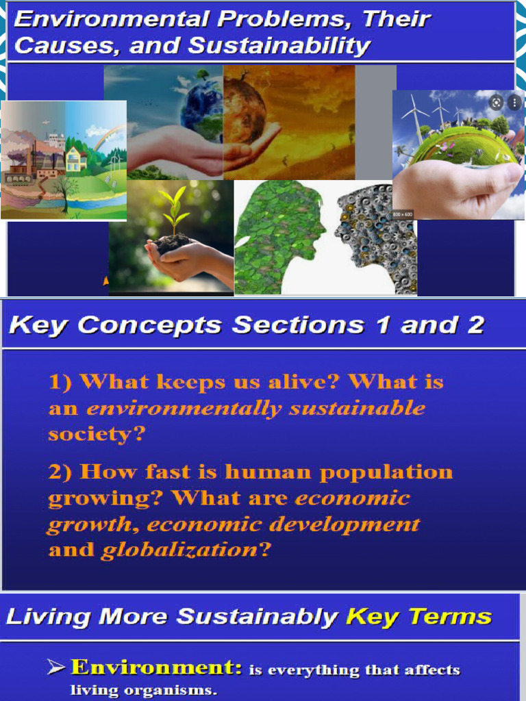 Humans and Sustainability 1 | PDF