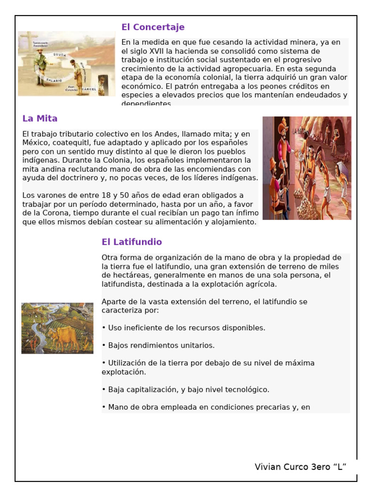 El Concertaje: Vivian Curco 3ero "L" | PDF