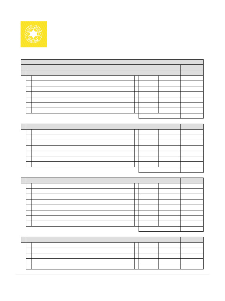 Reporte de Notas Tercero Básico 2023 | PDF | Informática
