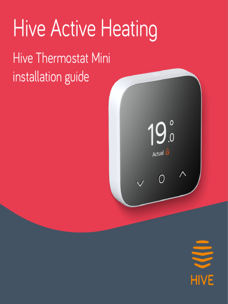 Hive Thermostat Mini SLT6 - Installation Guide | PDF | Water Heating ...