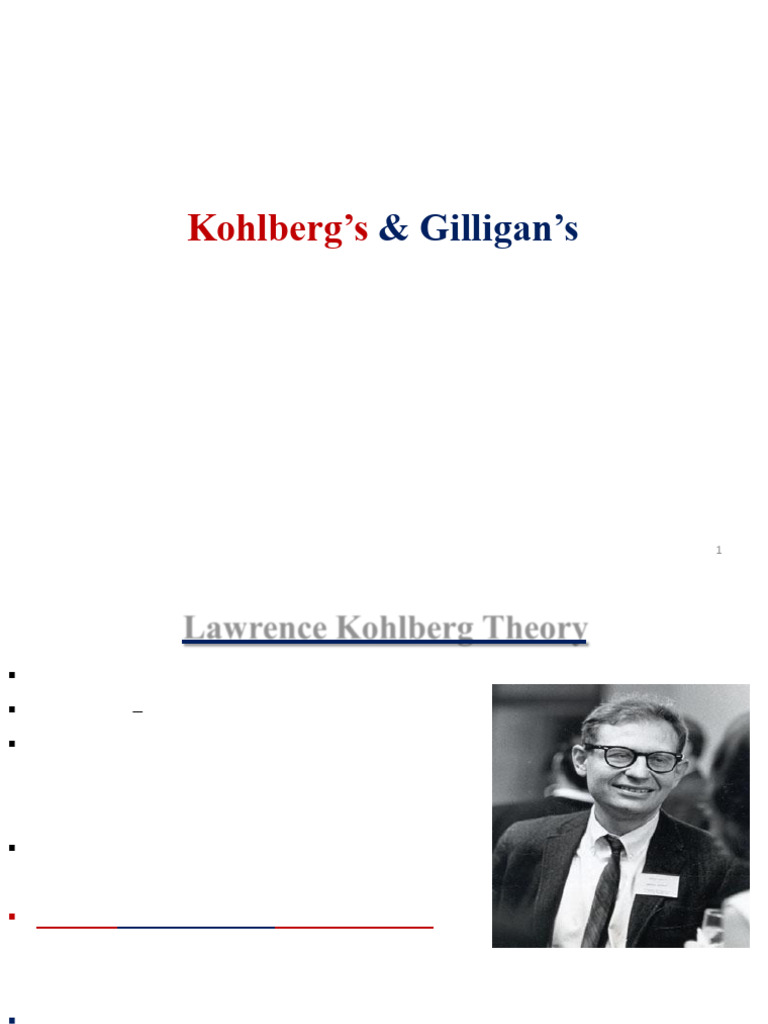 Kohlberg and Gilligan's Moral Theories | PDF | Psychology | Social ...