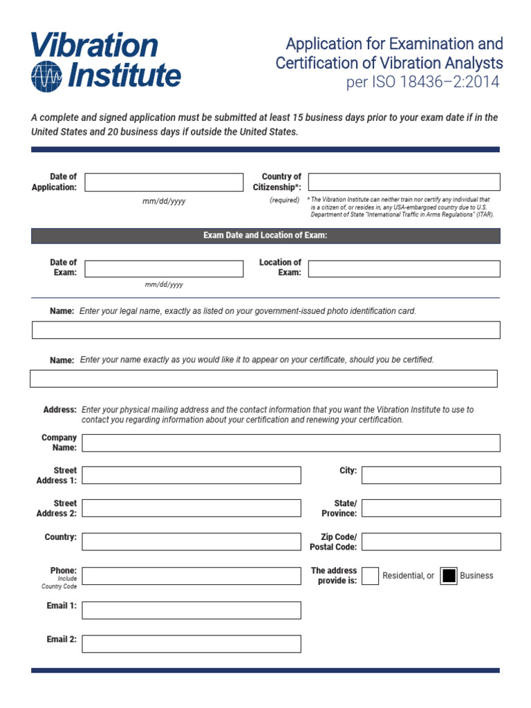 CF009 - Application-for-Examination-and-Certification (COMPLETED) | PDF | Identity Document ...