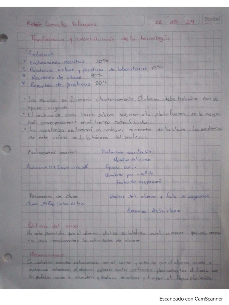 Clase 22 Ago Rubén Camacho | PDF