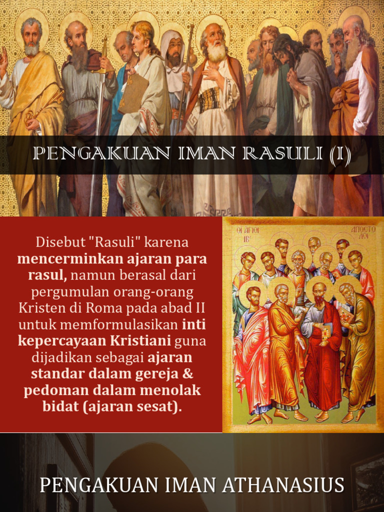 Pengakuan Iman Rasuli (I) | PDF | Politik