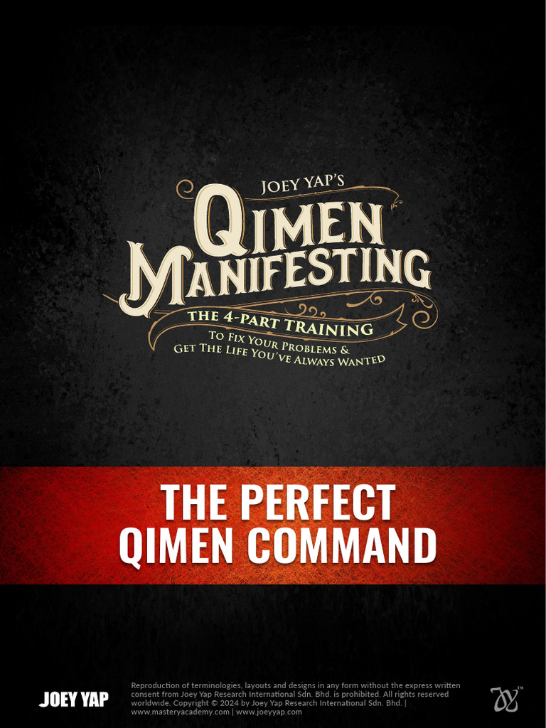 The Perfect QiMen Command | PDF | Career & Growth
