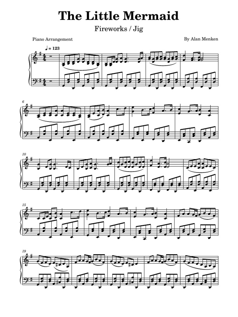 The Little Mermaid Jig Lihiay | PDF