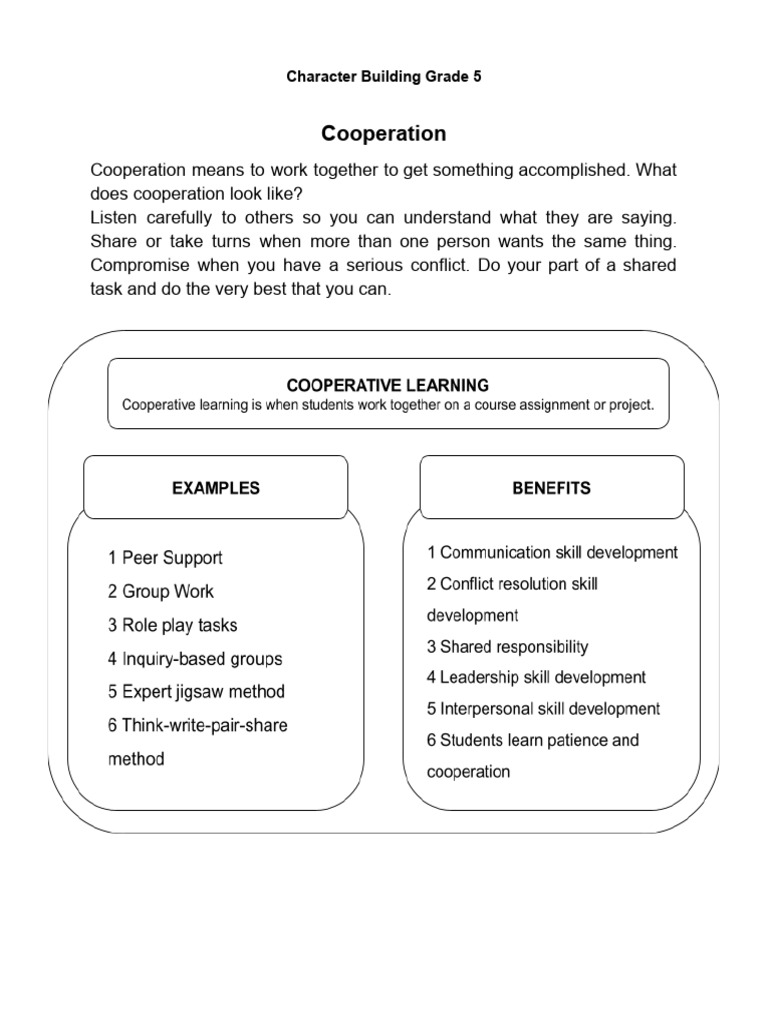 G5. Cooperation | PDF