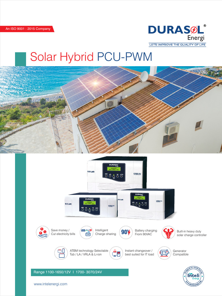 Durasol-Solar-PCU-PWM-3 | PDF | Mains Electricity | Solar Power