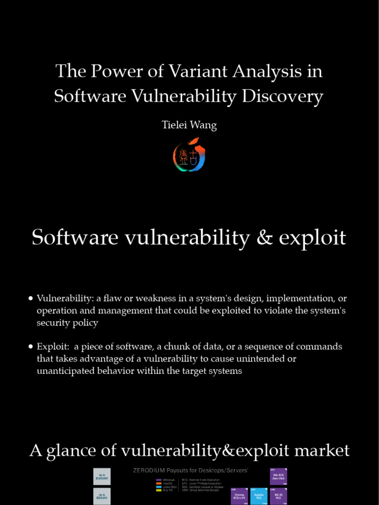 The Power of Variant Analysis in Software Vulnerability Discovery | PDF | Vulnerability ...
