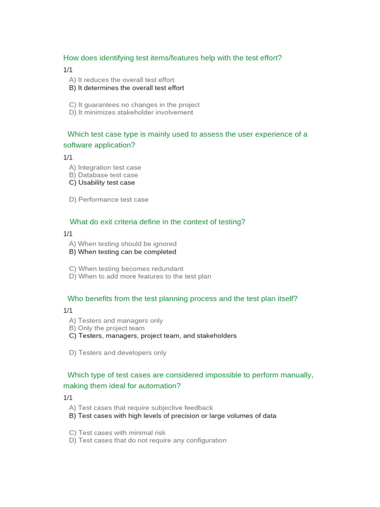 How Does Identifying Test Items | PDF | Software Testing | Information ...