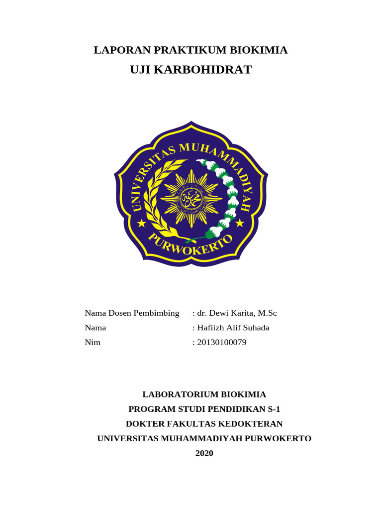Laporan Biokimia | PDF | Sains & Matematika