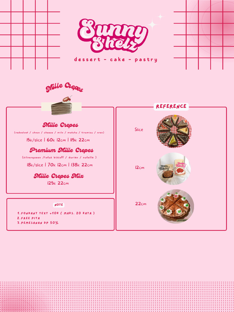 New Pricelist Revisi | PDF | Cakes | Desserts