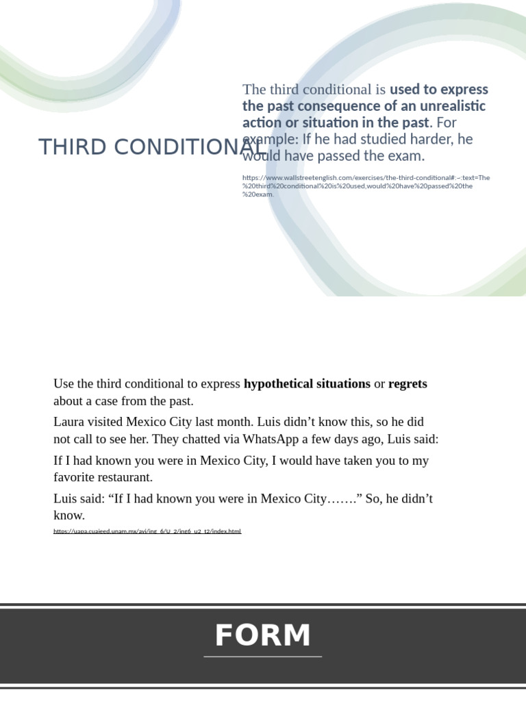 Third Conditional | PDF | Language Mechanics | Grammar