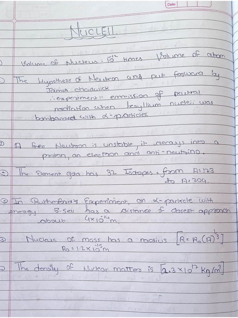 Nuclei I | PDF