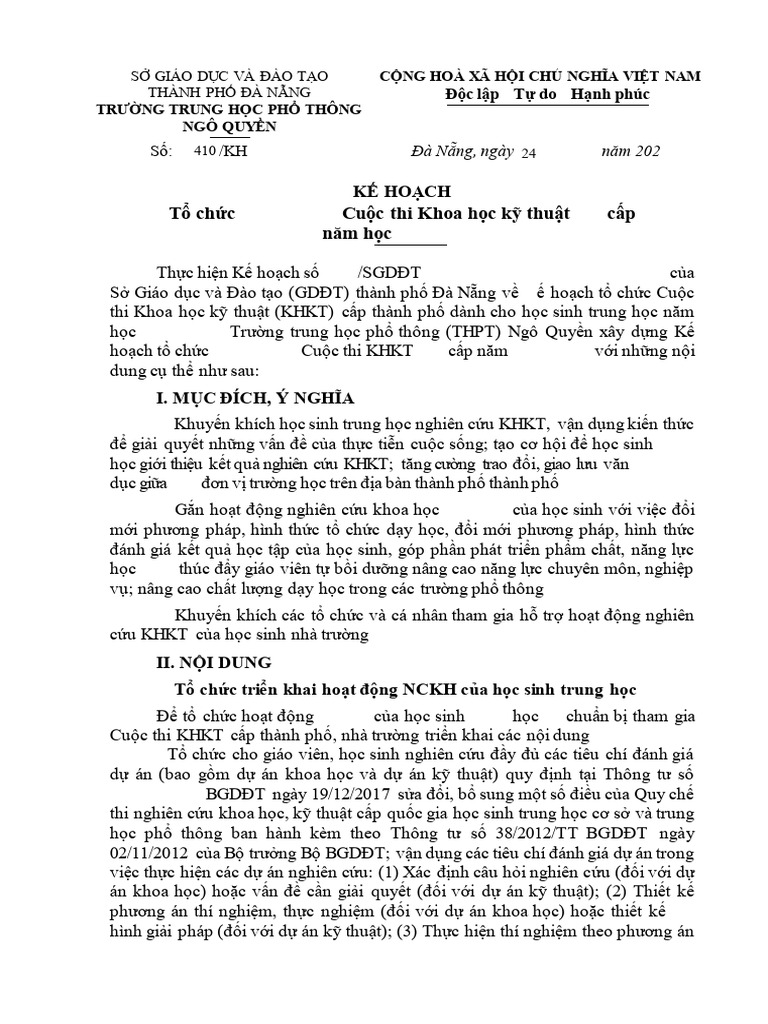 410 Ke Hoach To Chuc Va Tham Gia Cuoc Thi Klhoa Hoc Ky Thuat Cac Cap Nam Hoc 2024.2025.signed ...