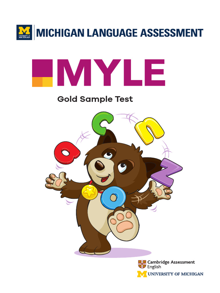 MYLE 2018 Gold Sample Test | PDF