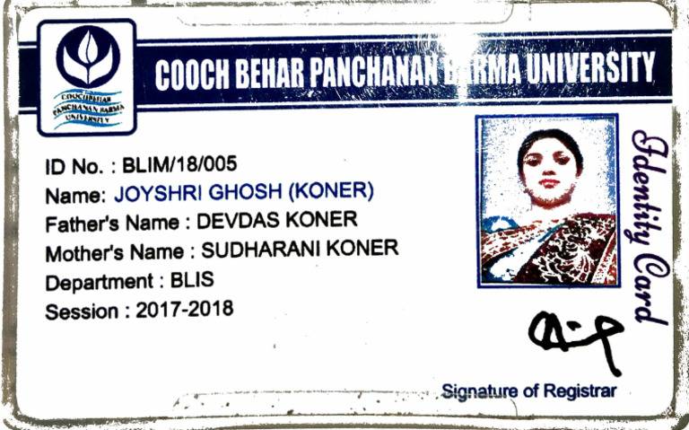 University Identity Card | PDF