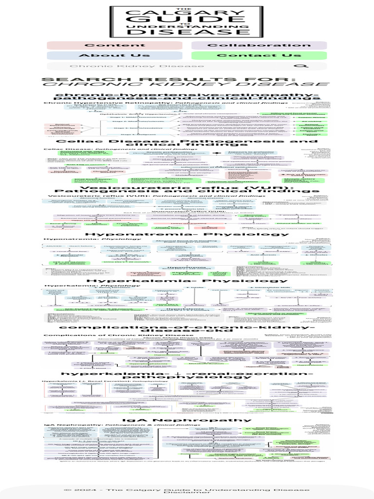 Chronic Kidney Disease Calgary Guide | PDF | Kidney Disease | Medical ...