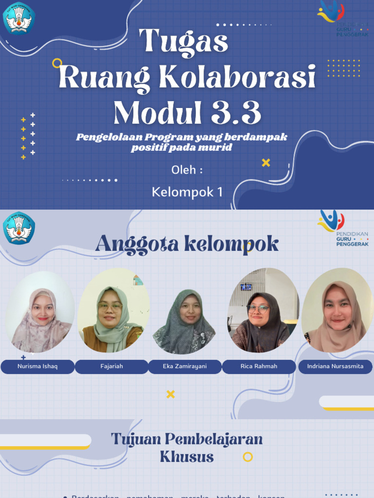 Tugas Ruang Kolaborasi Modul 3.3 | PDF | Karier & Perkembangan