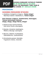Runyankore Bible Overview and Guidance | PDF