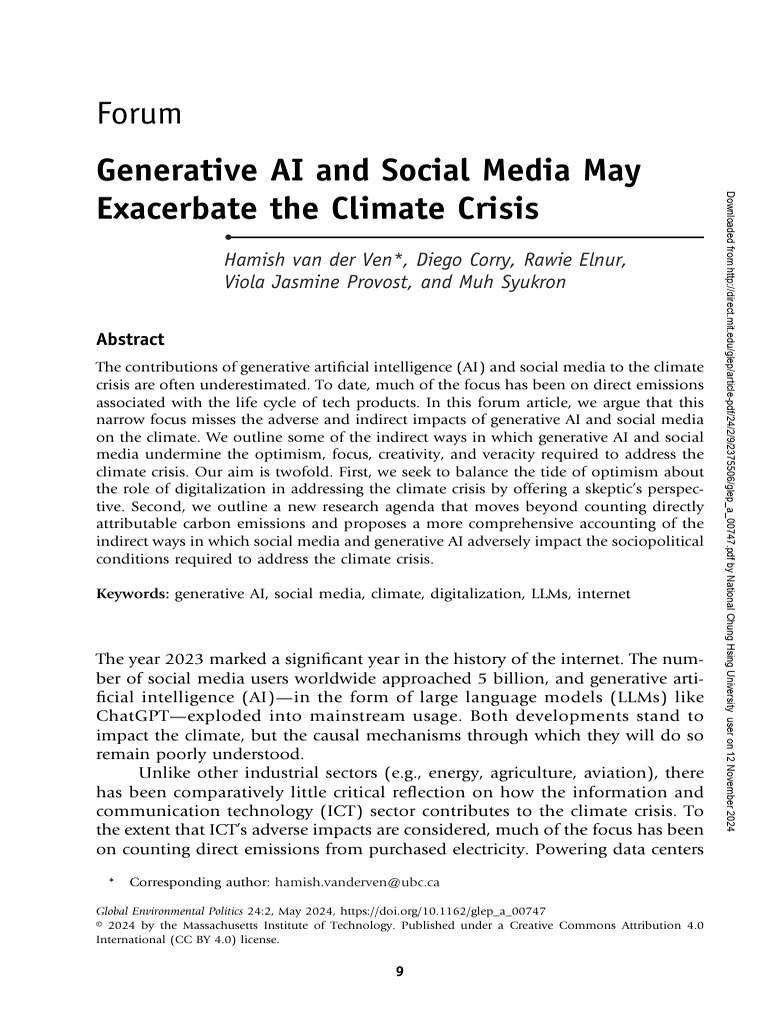 AI & Social Media do moe harms than good | PDF | Information And ... AI & Social Media do moe harms than good | PDF | Information And ...