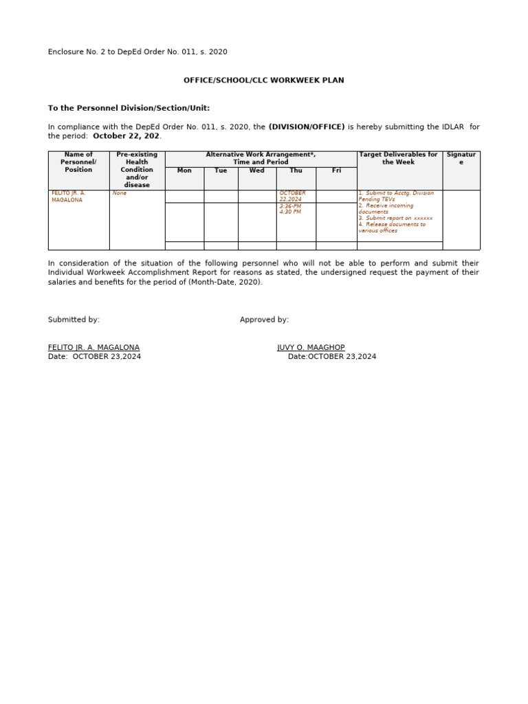 DO - s2020 - 011 Enclosures 2 3 | PDF