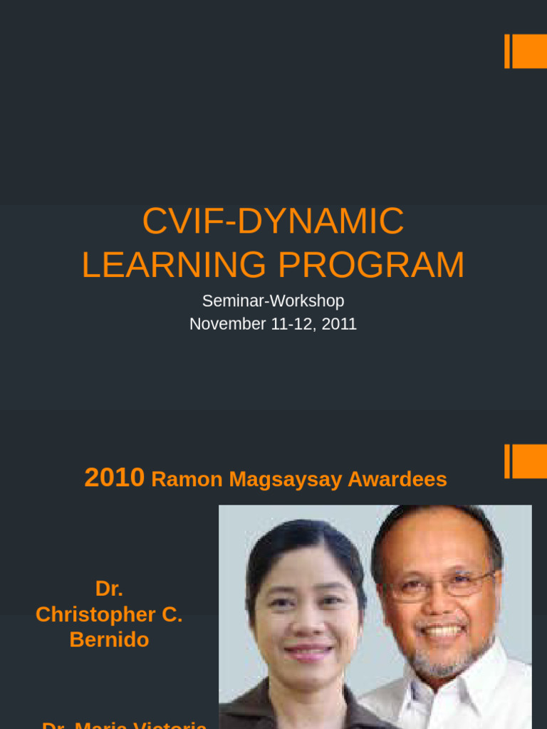 CVIF Learning Program Seminar 2011 | PDF | Virtue
