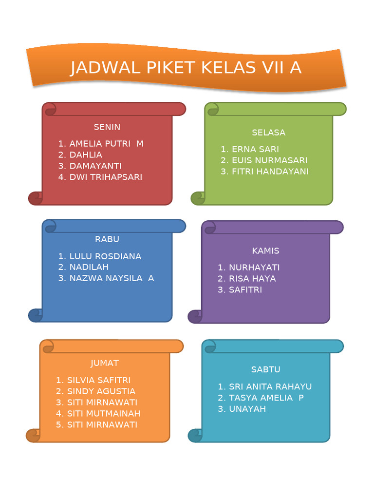 Jadwal Piket | PDF