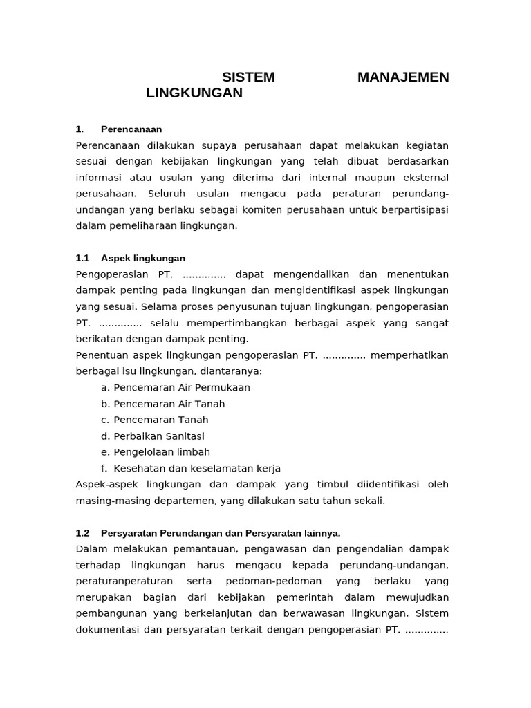 Contoh SML | PDF | Bisnis