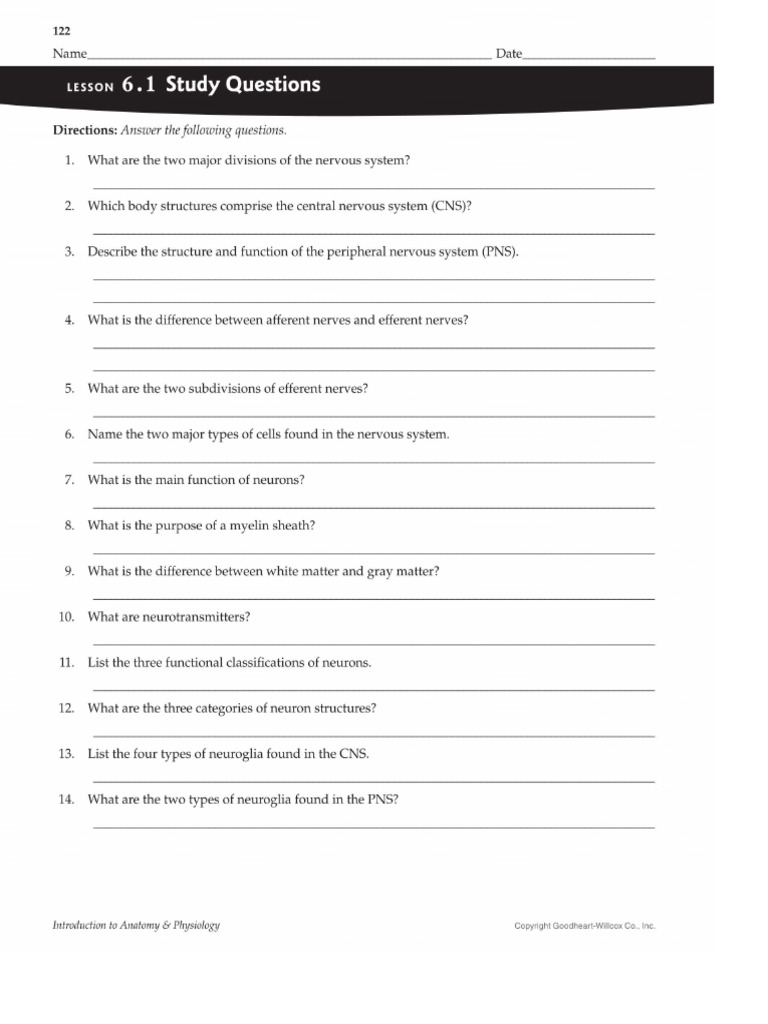 6.1 Study Questions | PDF