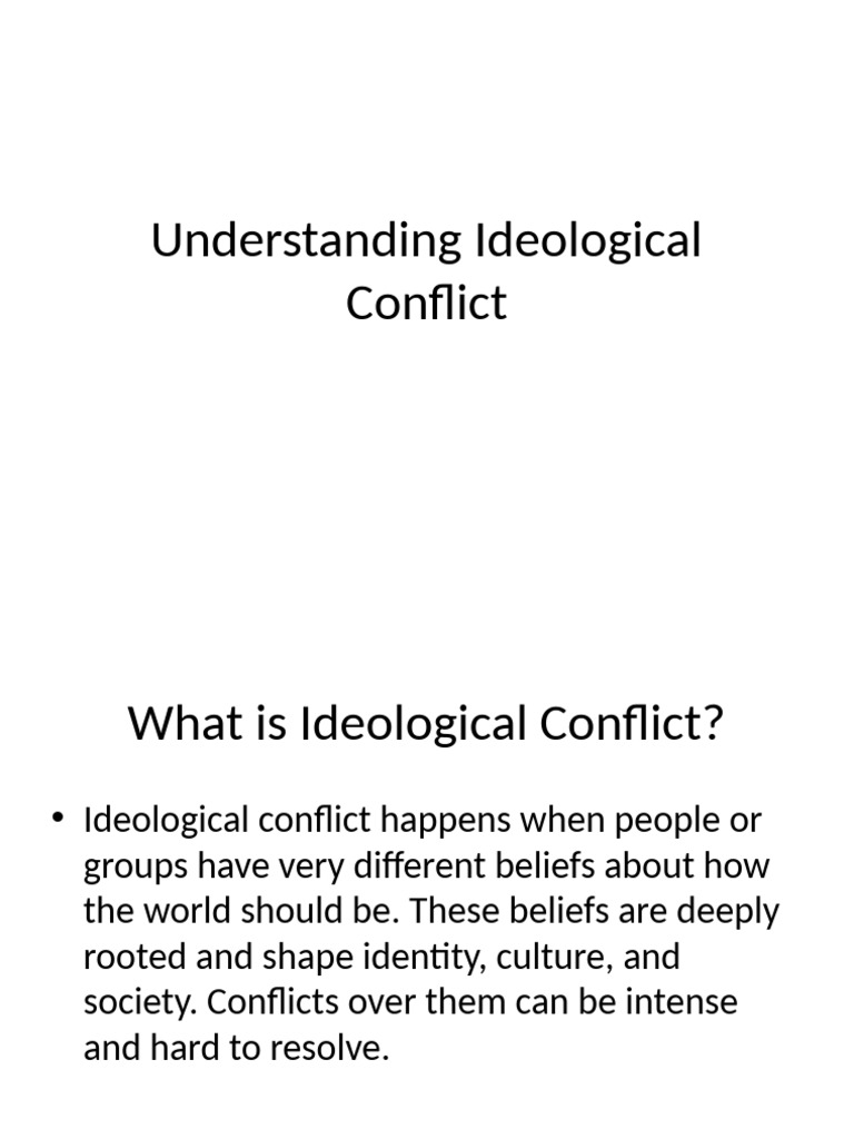 Understanding Ideological Conflict | PDF | Social Science
