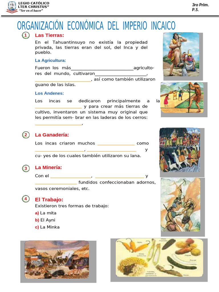 Organización Económica | PDF | Imperio Inca | Perú