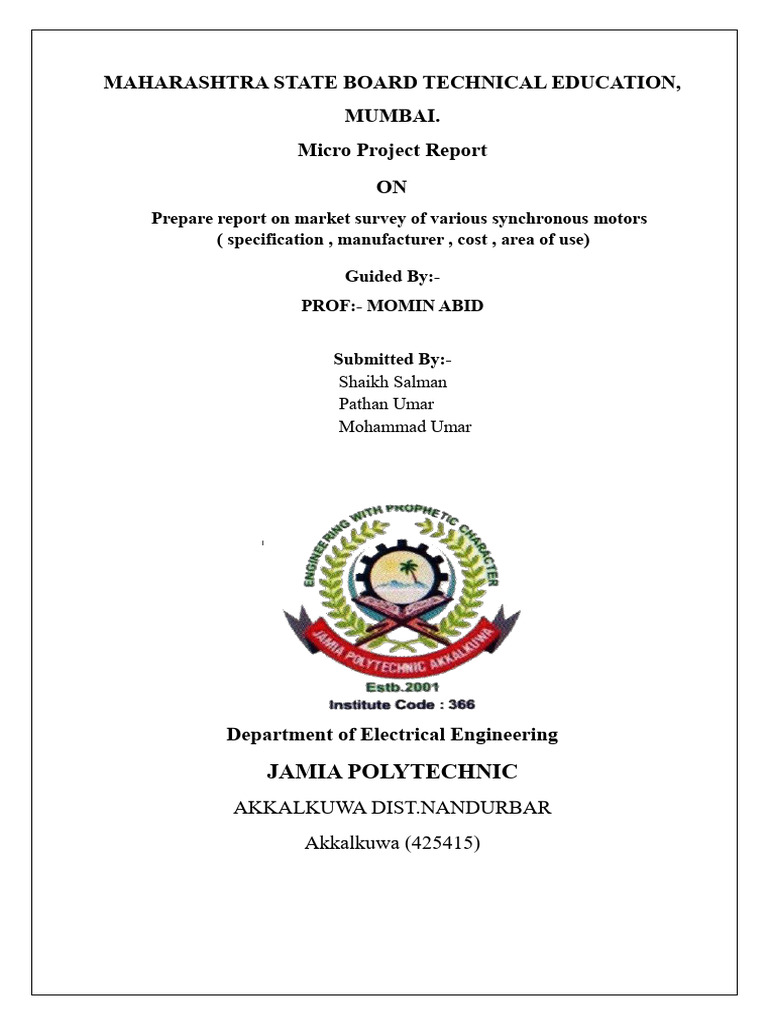 Final IAM | PDF | Electric Motor | Electromagnetic Induction